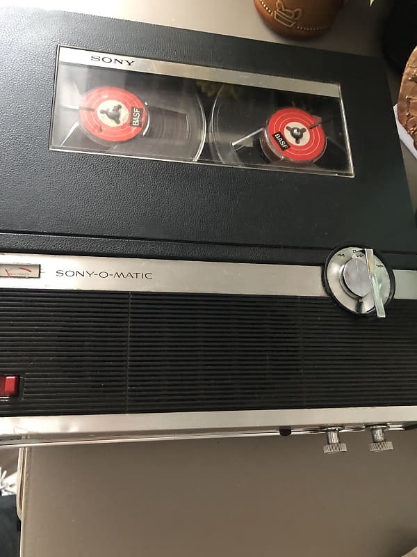 Sony O MATIC TC 210 1968 Black /silver | Reverb