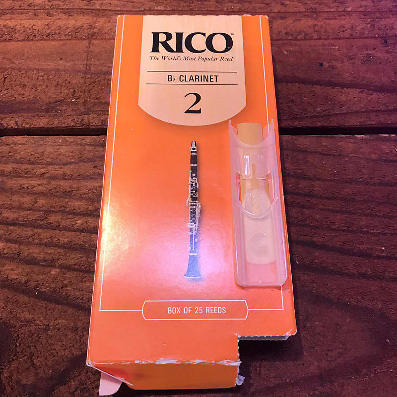 (C-A) Rico Bb Clarinet 2 Reed (Box of 22) | Reverb
