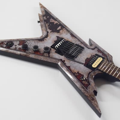 Dean Dime Razorback Rust Electric Guitar | Reverb