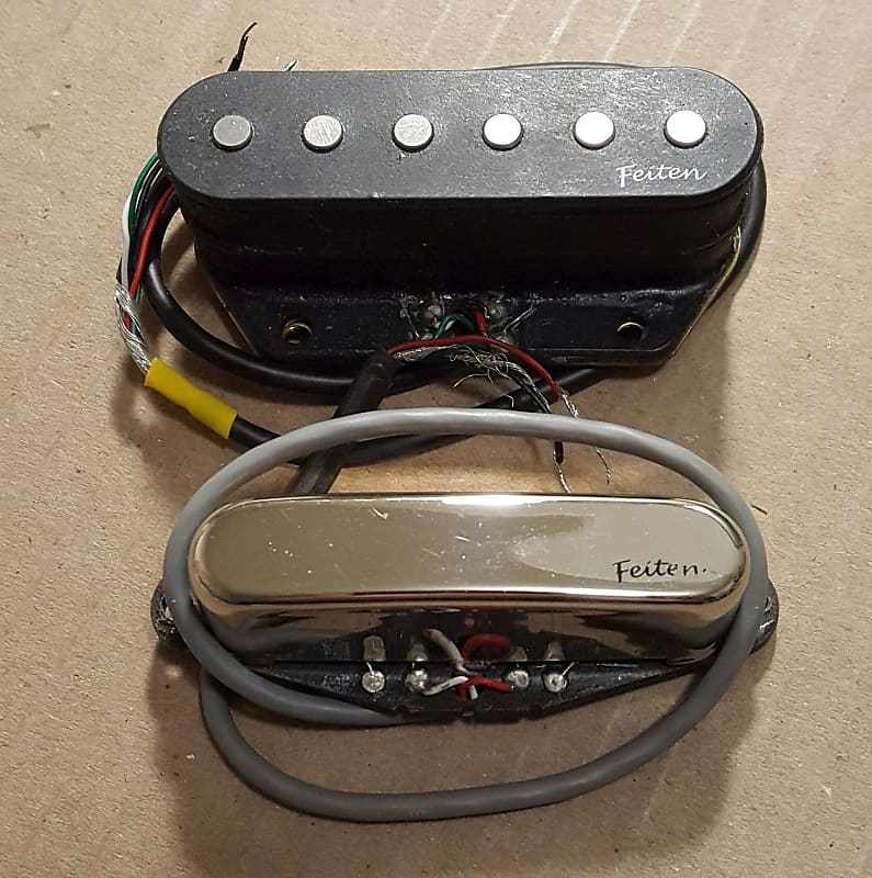 RARE: Feiten Telecaster Stacked Humbucker Pickup Set - NOS | Reverb