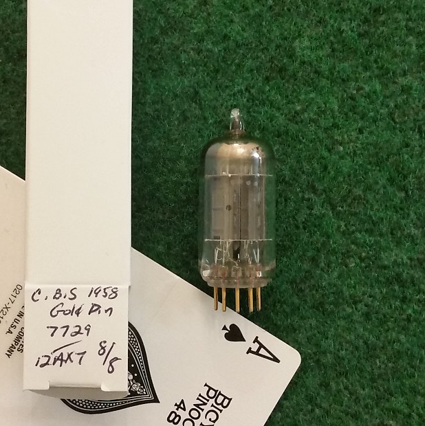 VERY Rare 1958 CBS/Raytheon 7729 (12AX7 Hi-Grade Sub) Premium | Reverb