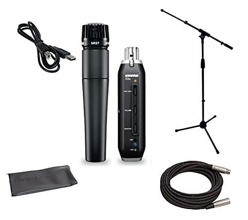 Shure SM57 USB Microphone Bundle with X2U XLR-to-USB Audio | Reverb