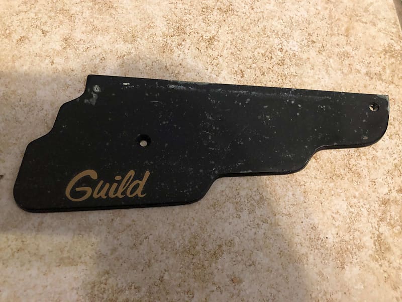 Guild Acoustic Archtop pickguard 1970s still has plastic on | Reverb