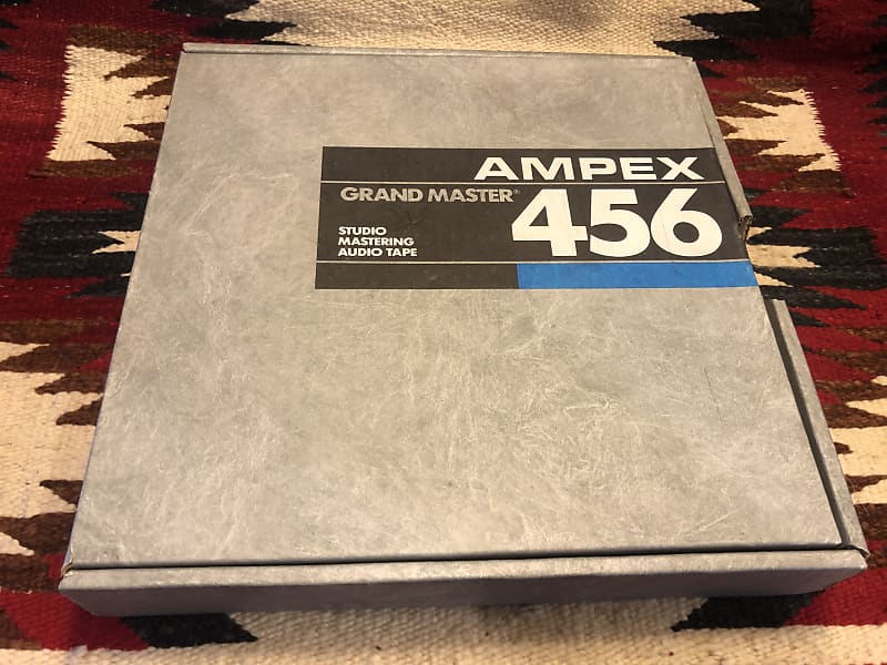 Ampex 456 Grand Master 1” Mastering Tape 10.5 Reel | Reverb