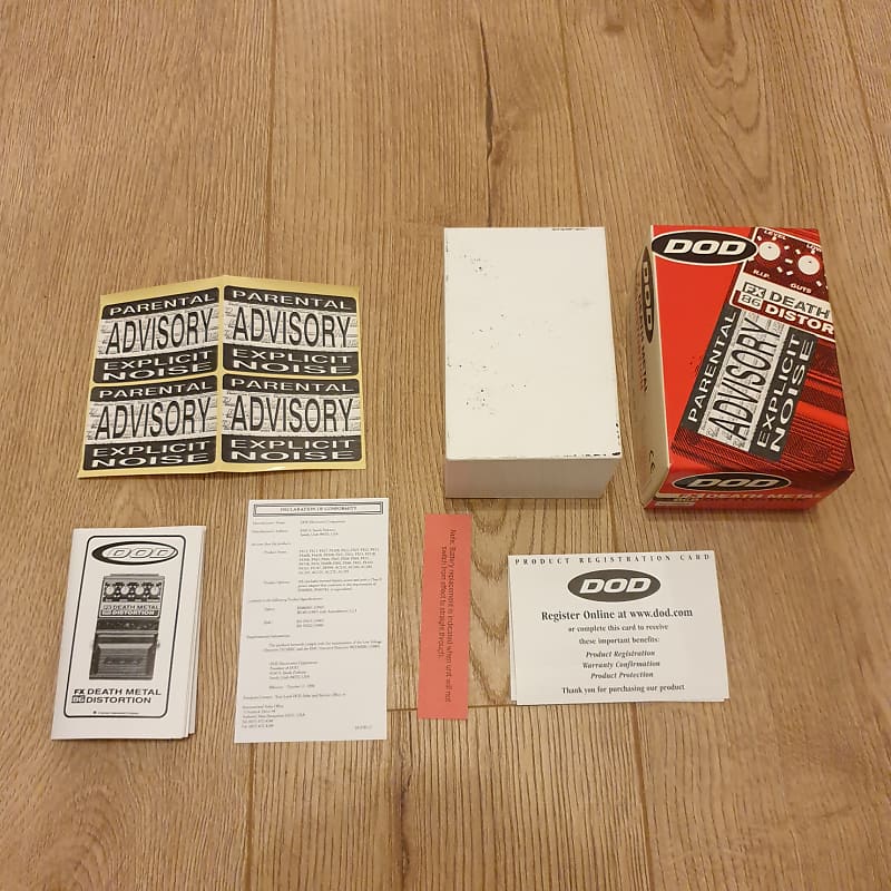 DOD Death Metal Distortion FX86B Box Only | Reverb