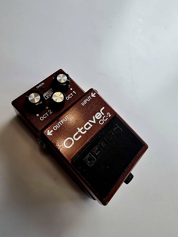 Boss OC-2 Octaver (Black Label) 1982 - 1984 - Brown | Reverb