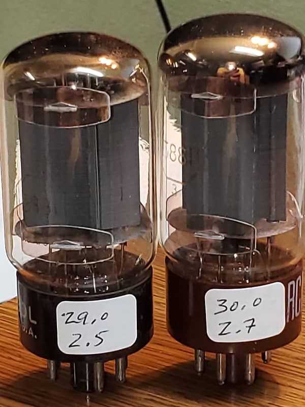 5881/6L6WGB Matched Pair (2) Tube Lot | Reverb