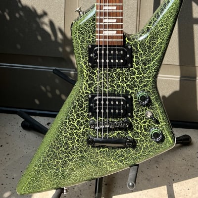 Epiphone Explorer GT Gloss Black / Green Crackle | Reverb