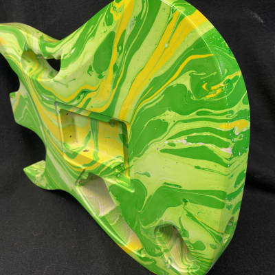 Swirled Alder 6 string Jem style guitar body, HSH, OSNJ - | Reverb