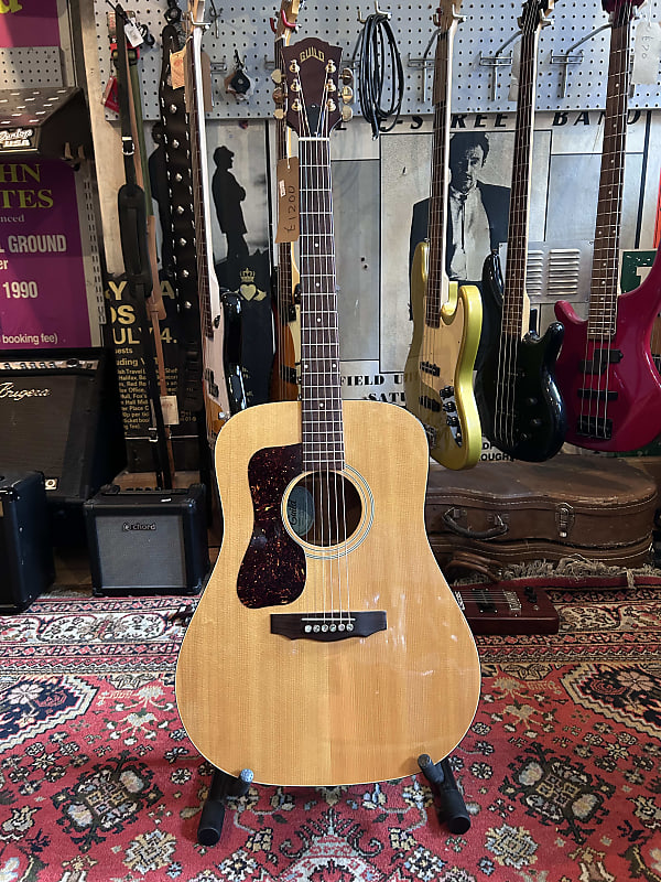 Guild D35NT LH Dreadnought 1980 - Natural | Reverb UK