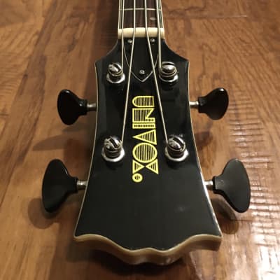 Vintage Univox Badazz Bass Guitar 1974 Sunburst with Original | Reverb