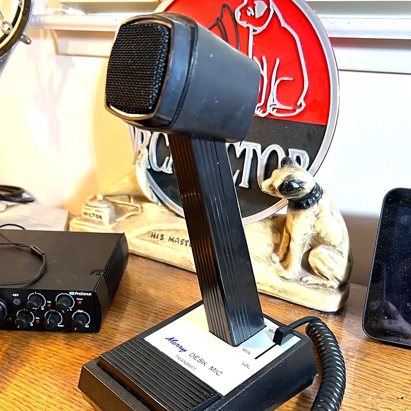 Vintage Rowe AMI "Merry Desk Mic" Microphone, works, | Reverb