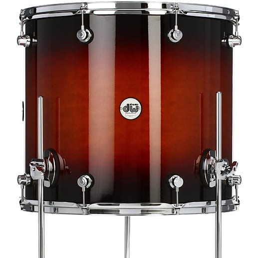 DW DDLG1618TTTB 16x18" Design Series Floor Tom in Tobacco | Reverb