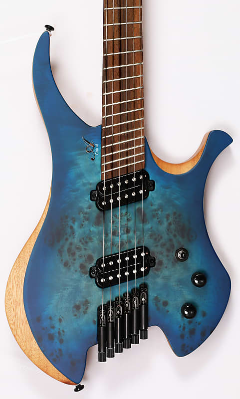 Agile Multiscale Fan Fret Headless Electric Guitar Chiral Reverb