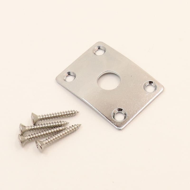 PRS Jack Plate - Chrome | Reverb