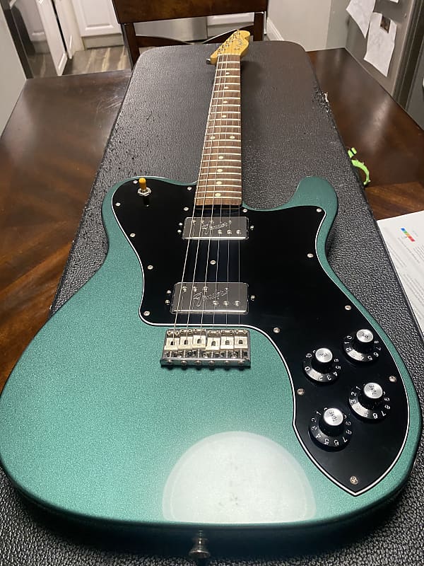2020 Fender Hybrid Telecaster Deluxe Sherwood Green Mint | Reverb