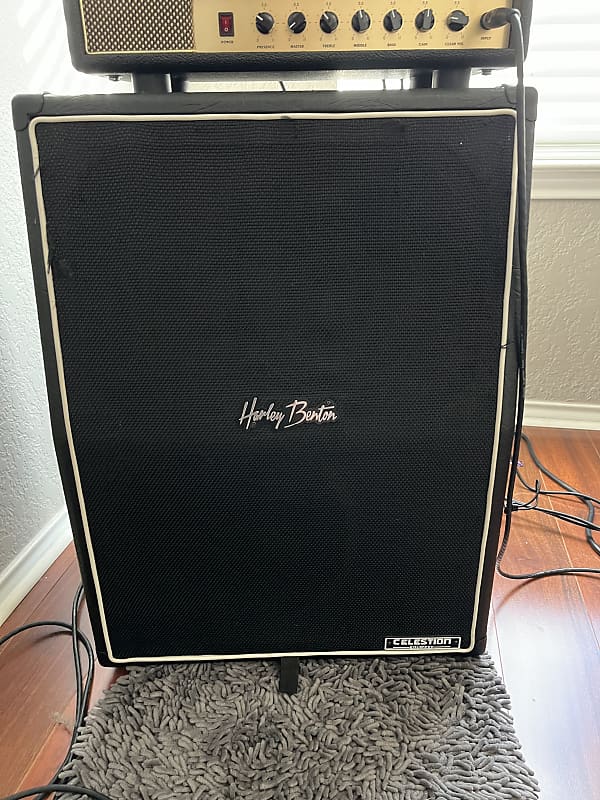 Harley Benton 2x12 closed back cab 2020 - Black | Reverb