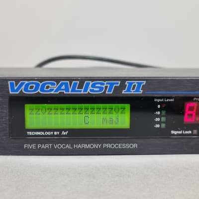 DigiTech Vocalist II Vocal Harmony Processor 2000s - Black | Reverb
