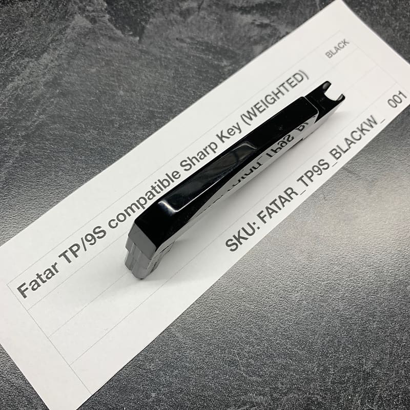 Fatar Replacement Weighted SHARP/BLACK Key (TP/9S Keybeds) | Reverb