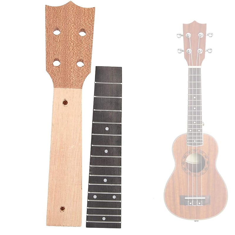 Ukulele Neck, Okoume Wood Ukulele Neck & Rosewood Fingerboard | Reverb