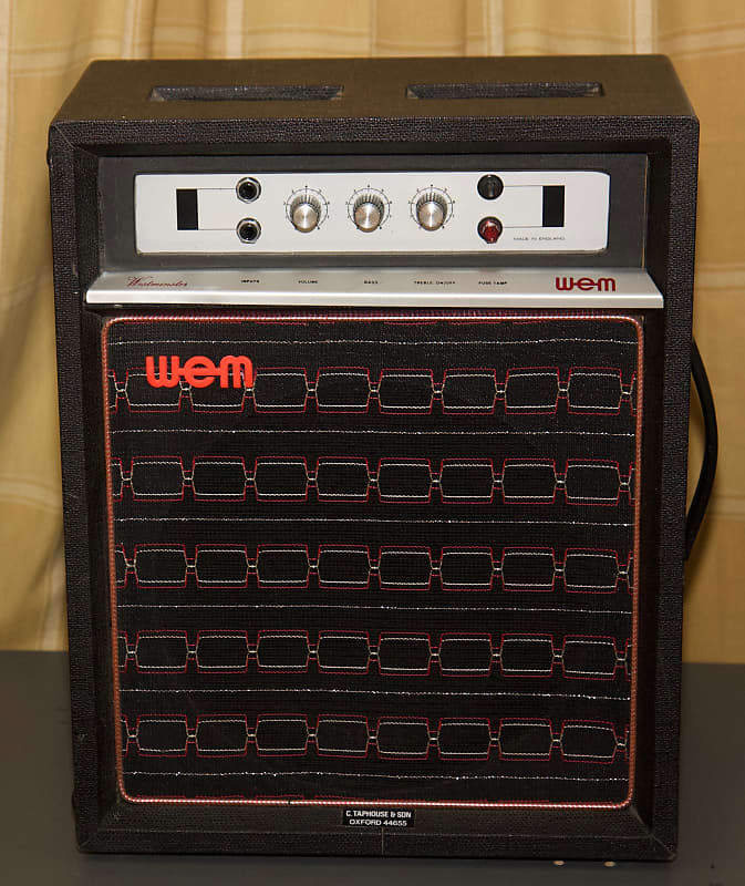 WEM Westminster Early 1970s - Black | Reverb UK