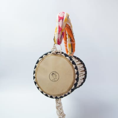 Authentic Nigerian Talking Drum Gangan Medium with Beater | Reverb UK