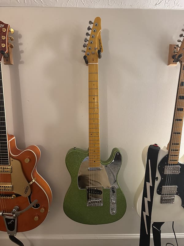 Leo Jaymz Telecaster 2023 - Green Sparklecaster | Reverb