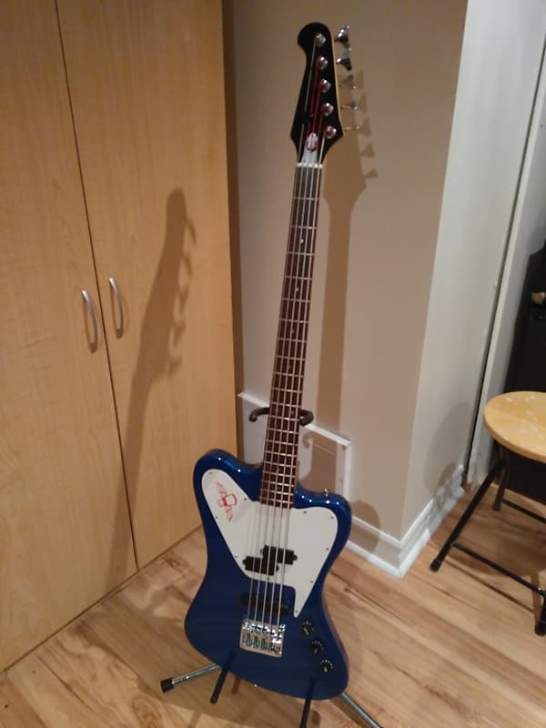 Epiphone Thunderbird Non Reverse 1995 blue | Reverb