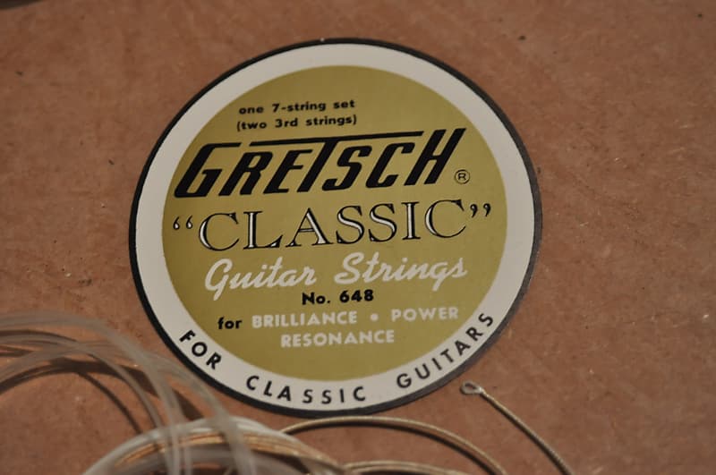 Gretsch 'Classic' Guitar strings set - 1950's "T" roof logo | Reverb