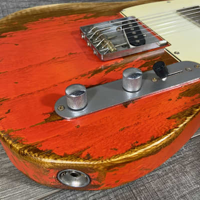 Custom Build Telecaster Custom 2024 - Fiesta Red Heavy Relic | Reverb