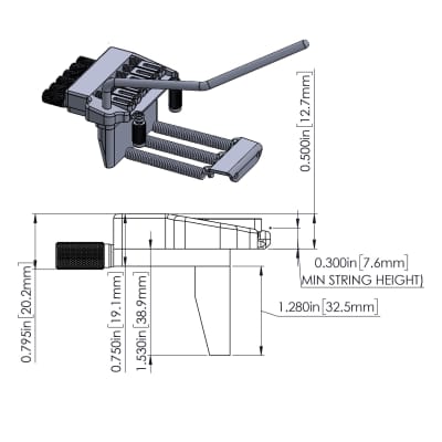 NEW Hipshot 6-String Guitar Headless Tremolo Bridge Right | Reverb