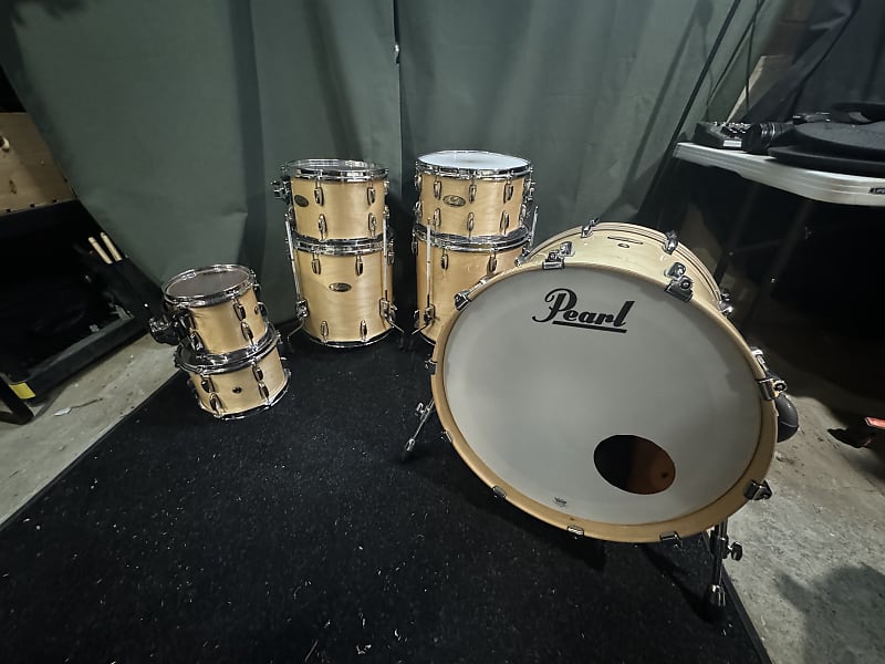 Pearl Session Studio Select - Natural Finish - 7 piece Drum | Reverb