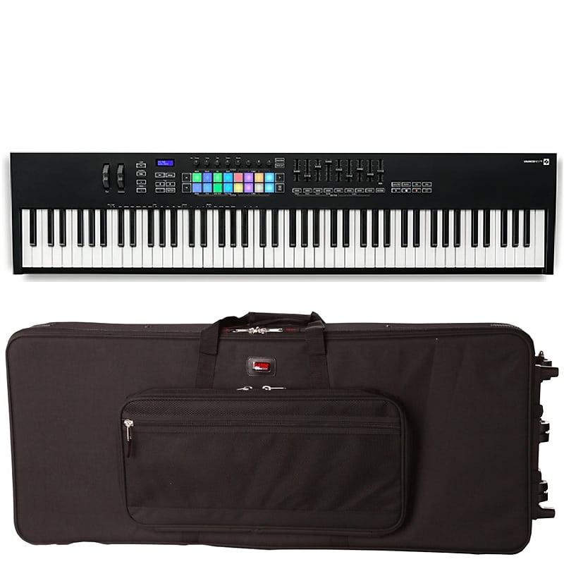 Novation Launchkey 88 Mk3 88-Key Semi-Weighted 16-Pad MIDI | Reverb