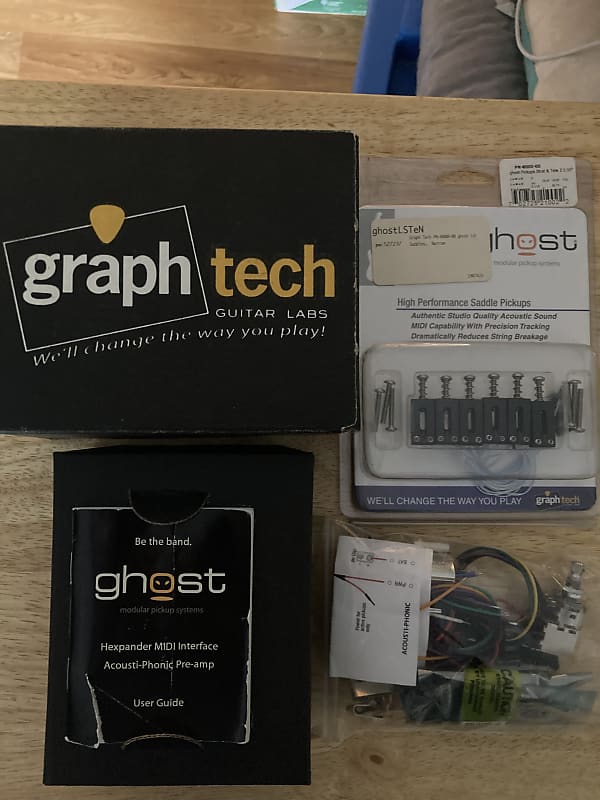 Graphtech Ghost Pizio AcousPhKit + Modular Pickup System | Reverb