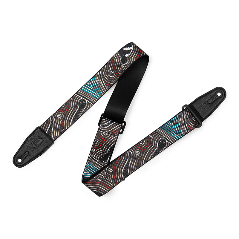 Levy's MP2DU 2-inch Poly Down Under Guitar Strap - Bird and | Reverb