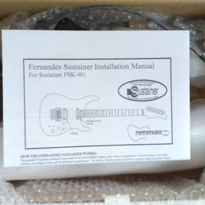 Fernandes FSK-401 Sustainer Pickup Kit Black new old stock! | Reverb