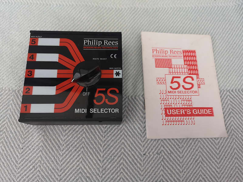 Philip Rees 5S Midi Selector Black And Red | Reverb UK