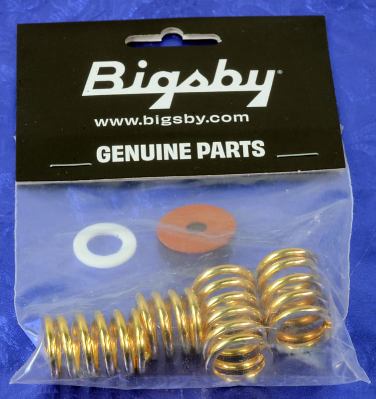 Bigsby Spring Pack With Four Gold Springs, Spring Washer and | Reverb