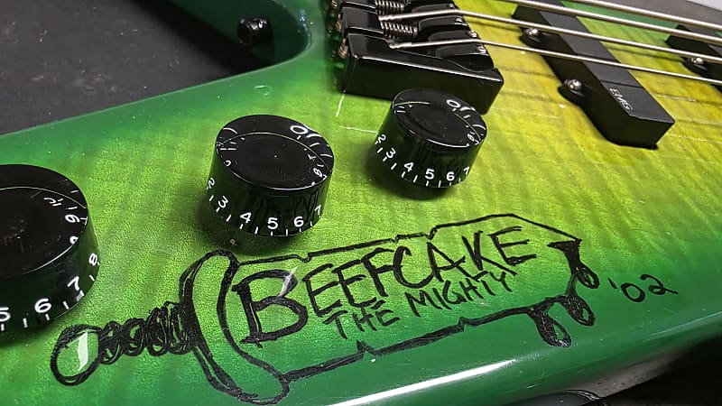 Washburn USA Dime Slime Bass EX GWAR MUSIC VIDEO TOUR STAGE | Reverb