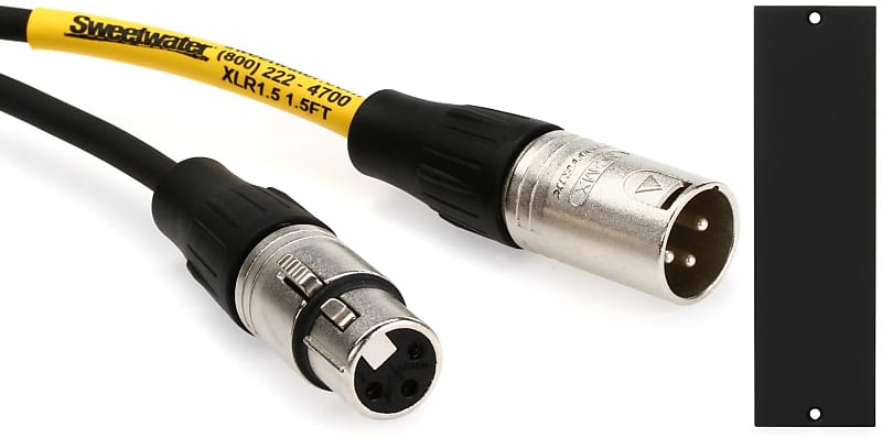 API 5B1 500 Series Blank 1-Slot Panel - Black Bundle with Pro | Reverb