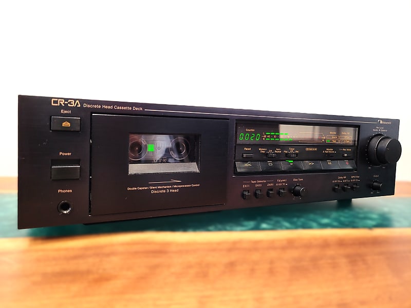 NAKAMICHI CR-3A CR3A 3 Head Stereo Cassette Deck TESTED | Reverb