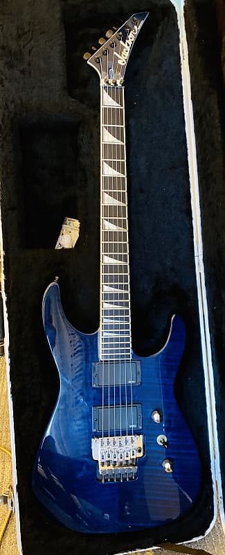 Jackson Soloist USA SL2H 1992 Transparent Blue | Reverb