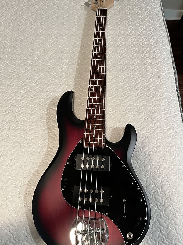Sterling StingRay5HH Limited-Edition 2022 - Ruby Red Burst | Reverb