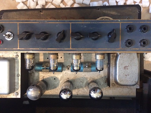 1965 VOX AC50 HEAD - EL34 - tube rectifier, good | Reverb Canada