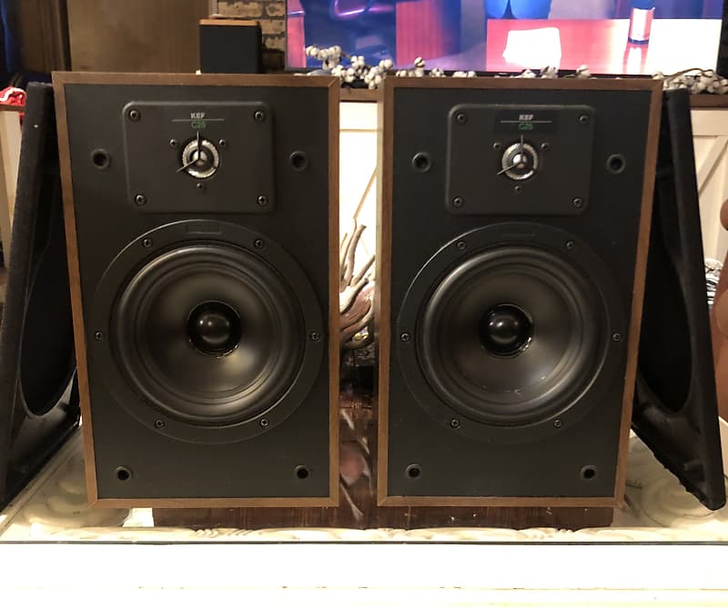 KEF C25 SF3092 Speakers Late 80’s? - Black/wood | Reverb