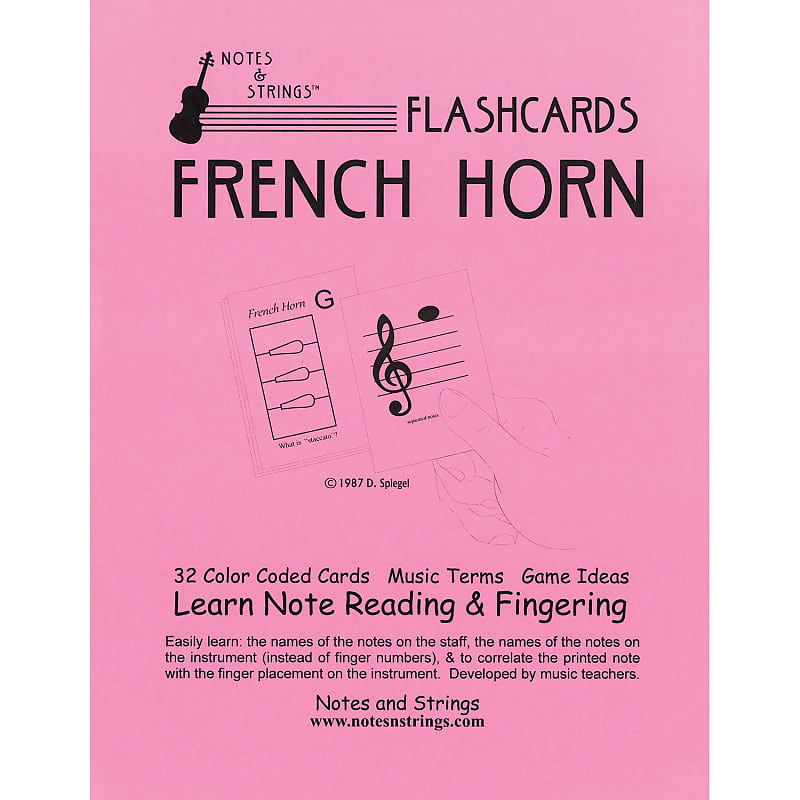 Notes & Strings Notes & Strings French Horn 8.5"X11" | Reverb