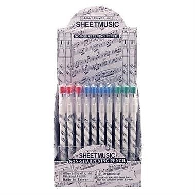 AIM Non-Sharpening Pencil Sheet Music Design | Reverb