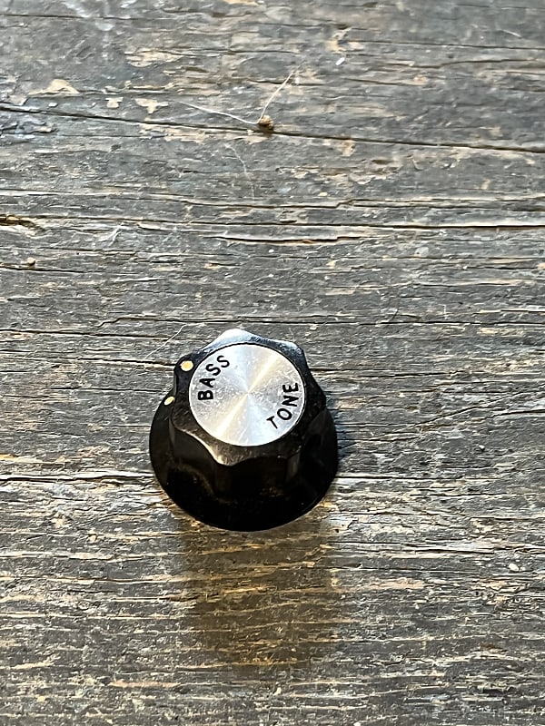 Ric bass tone knob 70's - Blk | Reverb