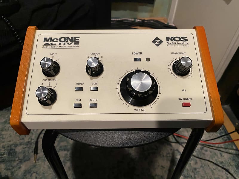NOS MCOne Active Monitor Controller 2016 - Cream and Wood | Reverb