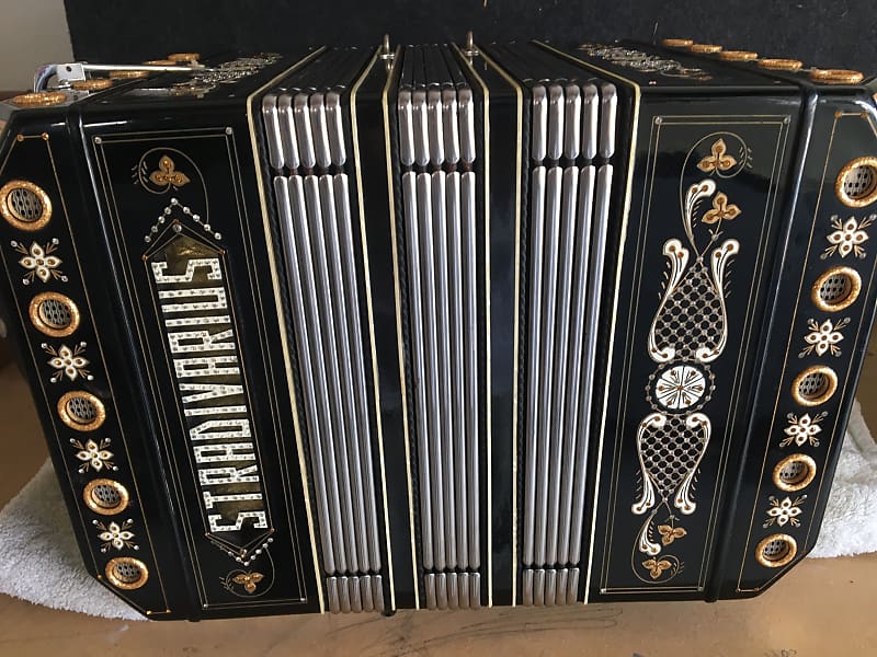 Vintage Italian made Stradivarius 5 Tone Electric Concertina | Reverb